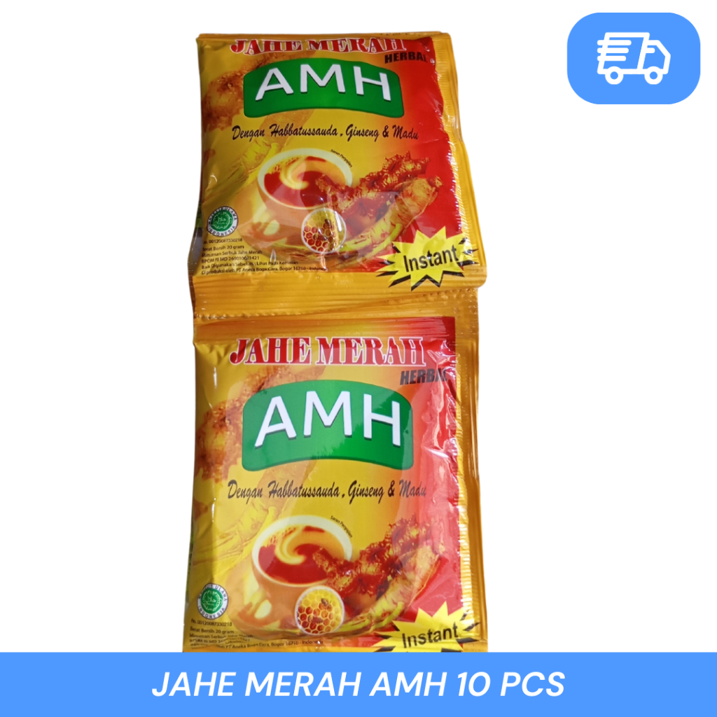 Jual JAHE MERAH AMH HERBAL / JAHE MERAH AMH / 1 RENCENG / MINUMAN ...