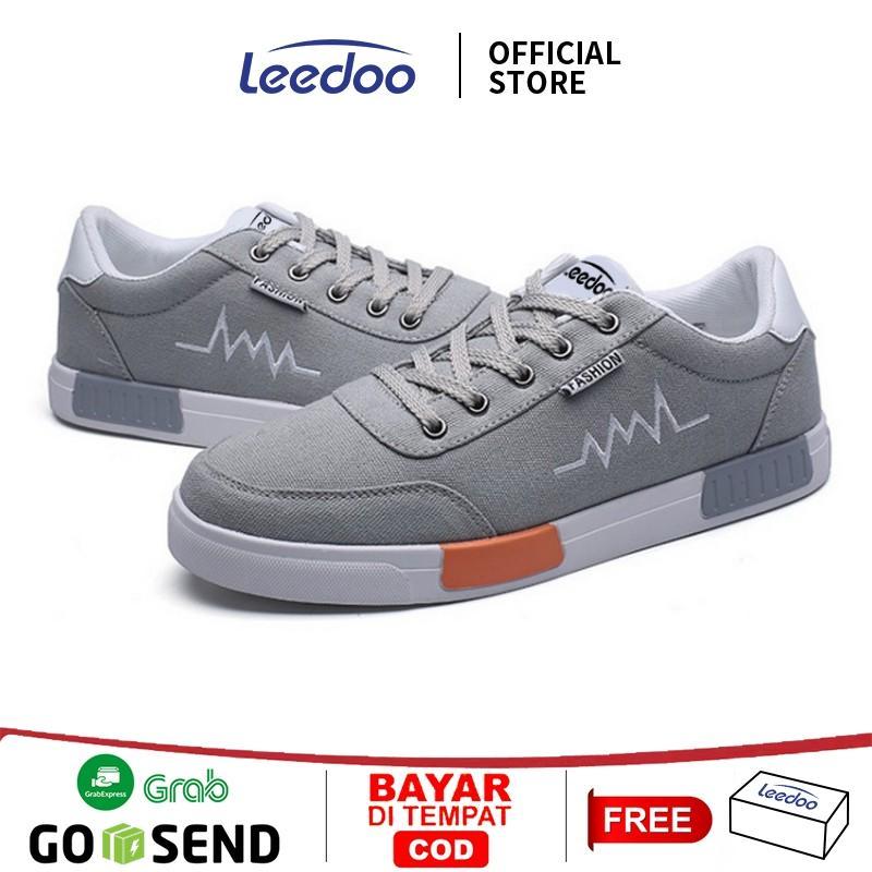 Jual Leedoo Sepatu Pria Sneakers Kekinian Fashion Casual Running Shoes Kerja Sekolah Shoes MC302 ...