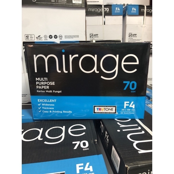 Jual KERTAS HVS 70 GRAM A4 MIRAGE / KERTAS PRINT | Shopee Indonesia