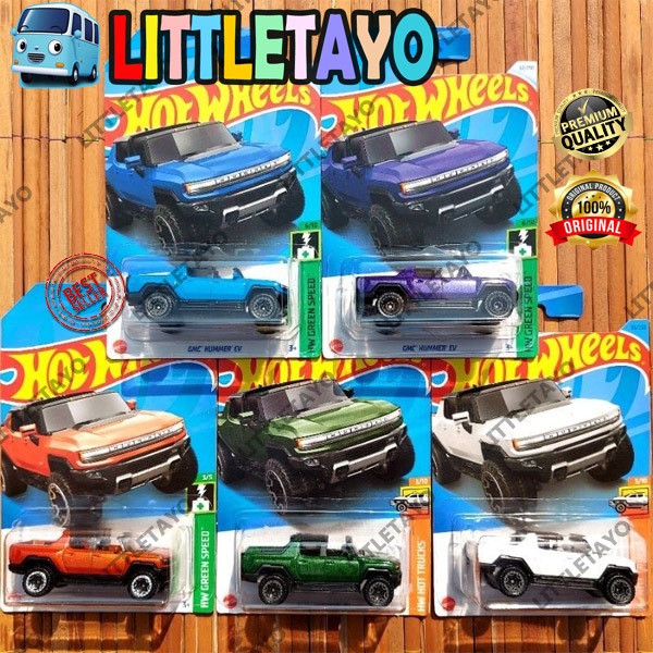 Jual HOTWHEELS GMC HUMMER EV 2022 KUNING ORANGE PUTIH ABU HIJAU BIRU ...