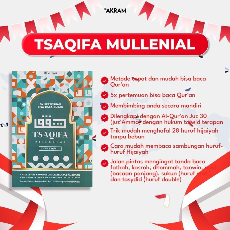 Jual Buku Tsaqifah Milennial | Buku Tsaqifa | Metode Belajar Baca Qur'an | Cara Cepat Bisa Baca ...