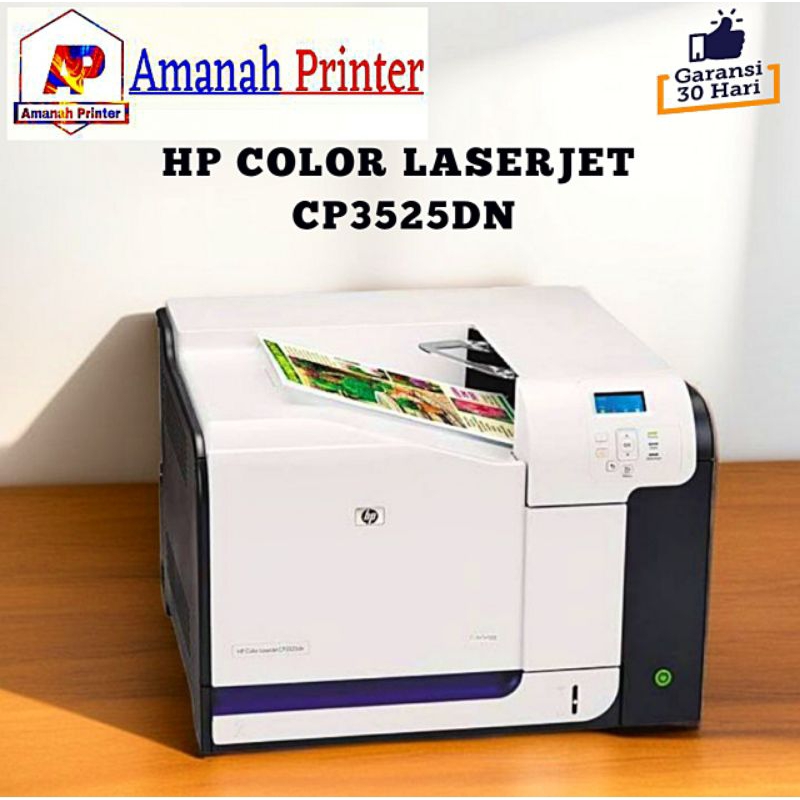 Jual Printer HP Color Laserjet CP3525dn Printer Laser warna Siap Pakai | Shopee Indonesia