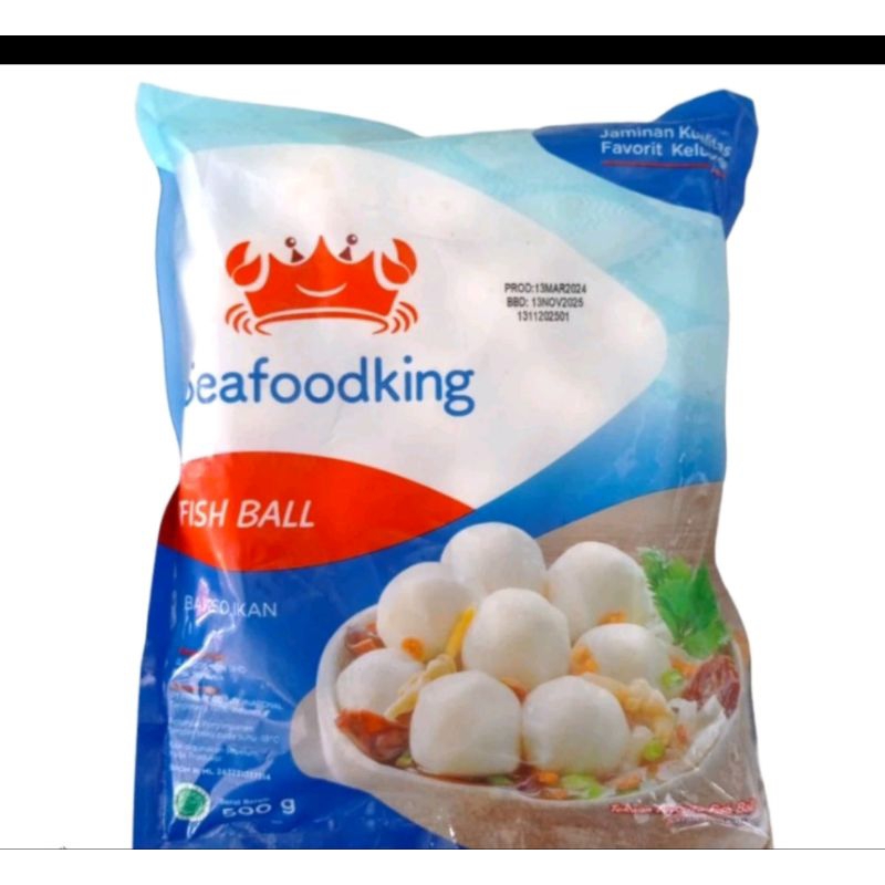 Jual Seafood King Bakso ikan Fish Ball 500g (Small) | Shopee Indonesia