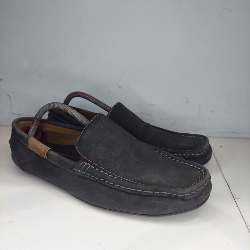 Jual sepatu loafer second merk calief size 43(28cm) | Shopee Indonesia
