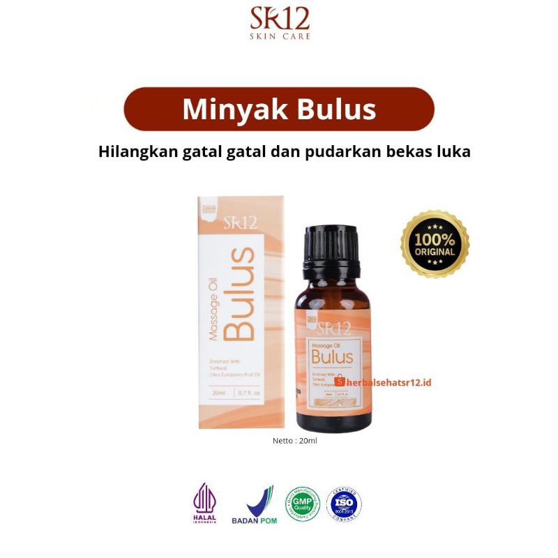 Jual MINYAK BULUS SR12 OBAT GATAL KULIT DAN PEMUDAR BEKAS LUKA | Shopee ...