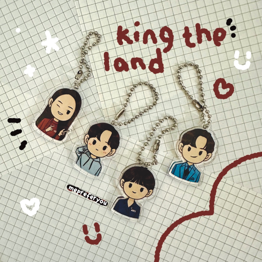 Jual [ready stock] king the land keychain sticker art print / lee junho ...