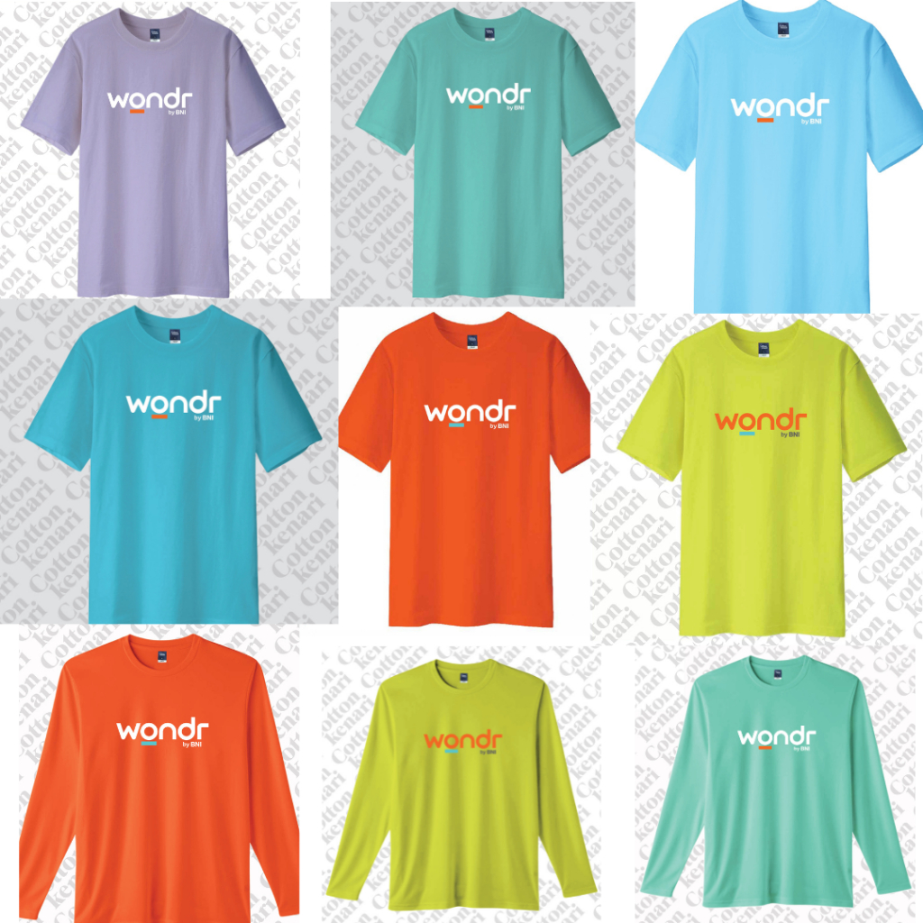 Jual KAOS WONDR BNI - COMBED 30S ( ULTRASOFT) ( UNOFFICIAL KAOS BNI ...