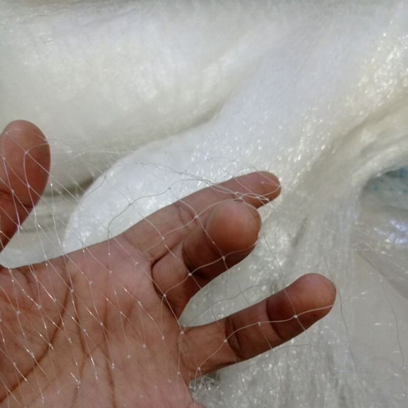 Jual jaring bahan anco lubang 1 inch / 1 jari senar 0.20 lebar ±2.5 mtr ...