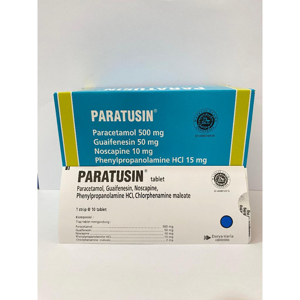 Jual Paratusin Obat Pereda Demam | Sakit Kepala | Flu | Pilek | Bersin ...
