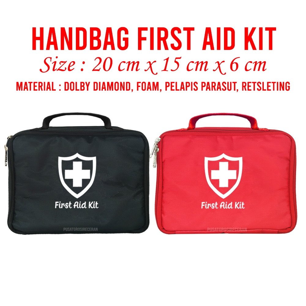 Jual Handbag Medis First Aid Tas Medis P3K Obat Pouch Travel Hand Bag ...
