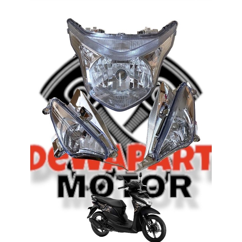 Jual Reflektor lampu depan sein honda Beat pop | Shopee Indonesia