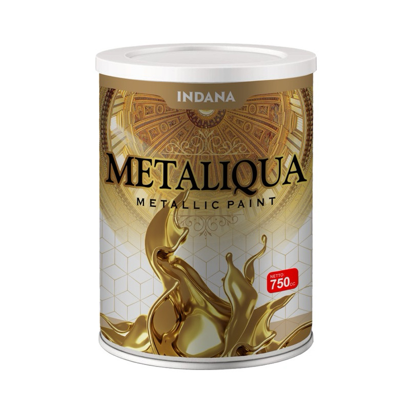 Jual Cat Metalik mengkilap METALIQUA 750cc | Shopee Indonesia
