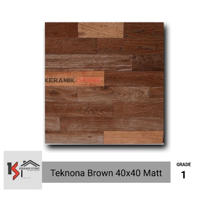 Jual Keramik Motif Kayu 40x40 (Mattt)/ Keramik Lantai Teras 40x40 ...