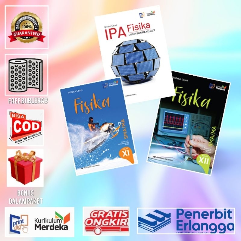 Jual Buku FISIKA SMA/MA Kelas 10 11 12 KM Merdeka Erlangga | Shopee Indonesia