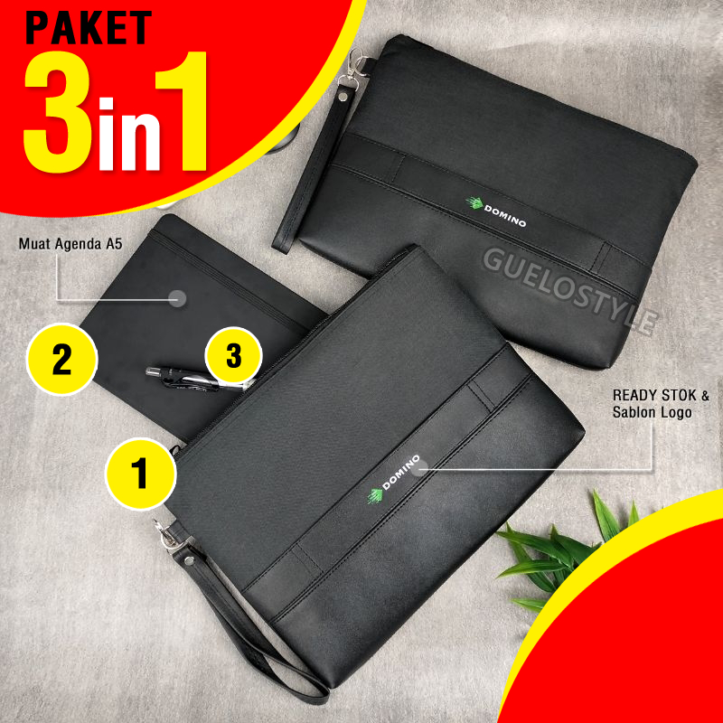 Jual Souvenir Pouch Seminar Kulit - Paket Seminar Kit GS04 | Shopee ...
