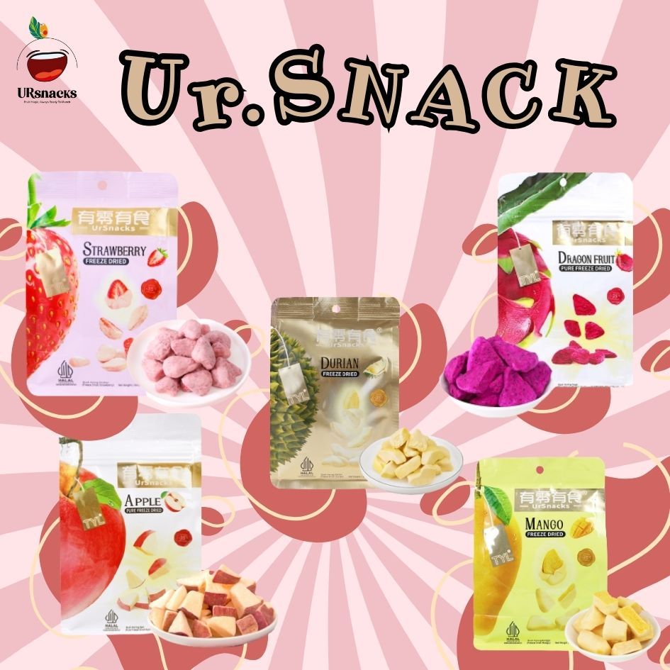 Jual Ursnacks Freeze Dried Cemilan Keripik Aneka Buah Kering per 1 Pouch | Shopee Indonesia