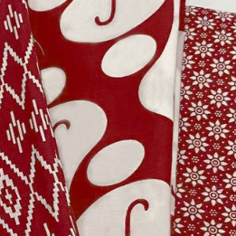 Jual KAIN BATIK MERAH PUTIH MURAH KATUN HALUS UKURAN PANJANG MOTIF ...