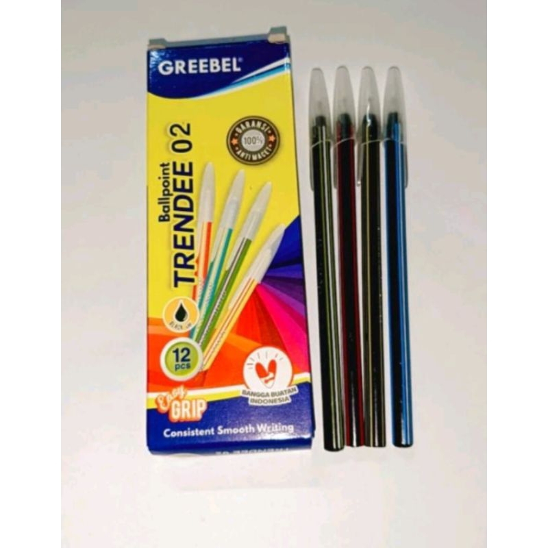 Jual BULPEN/BULPOINT GREEBEL TRENDEE 02 0,5MM (12 BIJI) | Shopee Indonesia