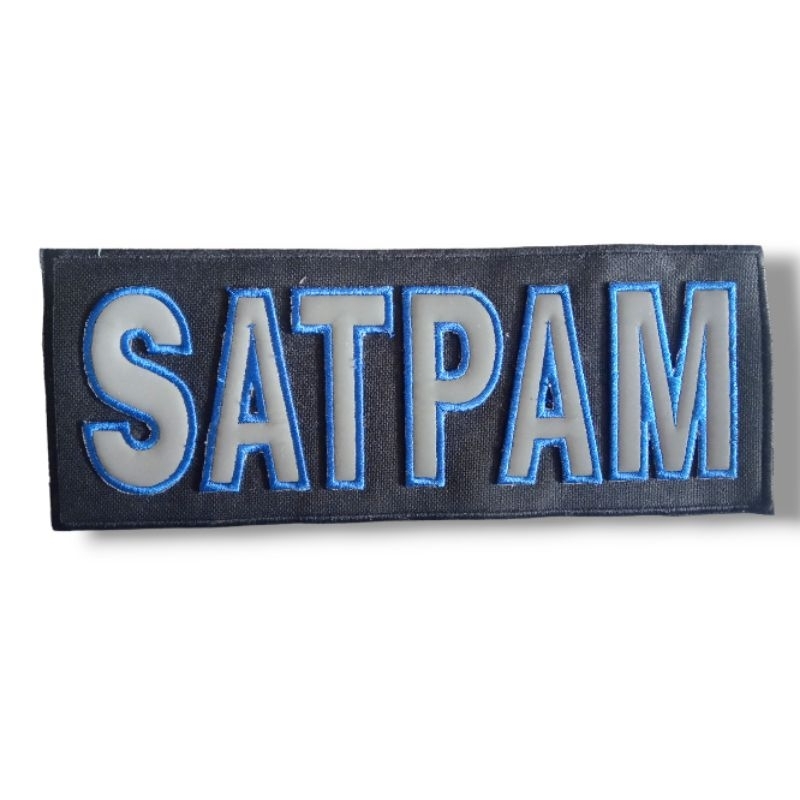 Jual Logo Bordir Satpam Security Ukuran 10x26cm | Shopee Indonesia
