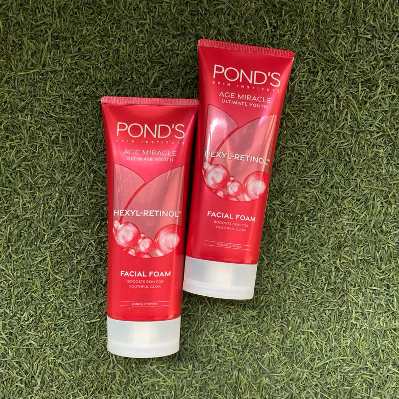 Jual Ponds Age Miracle Facial Wash Anti Aging+Glowing with Retinol ...