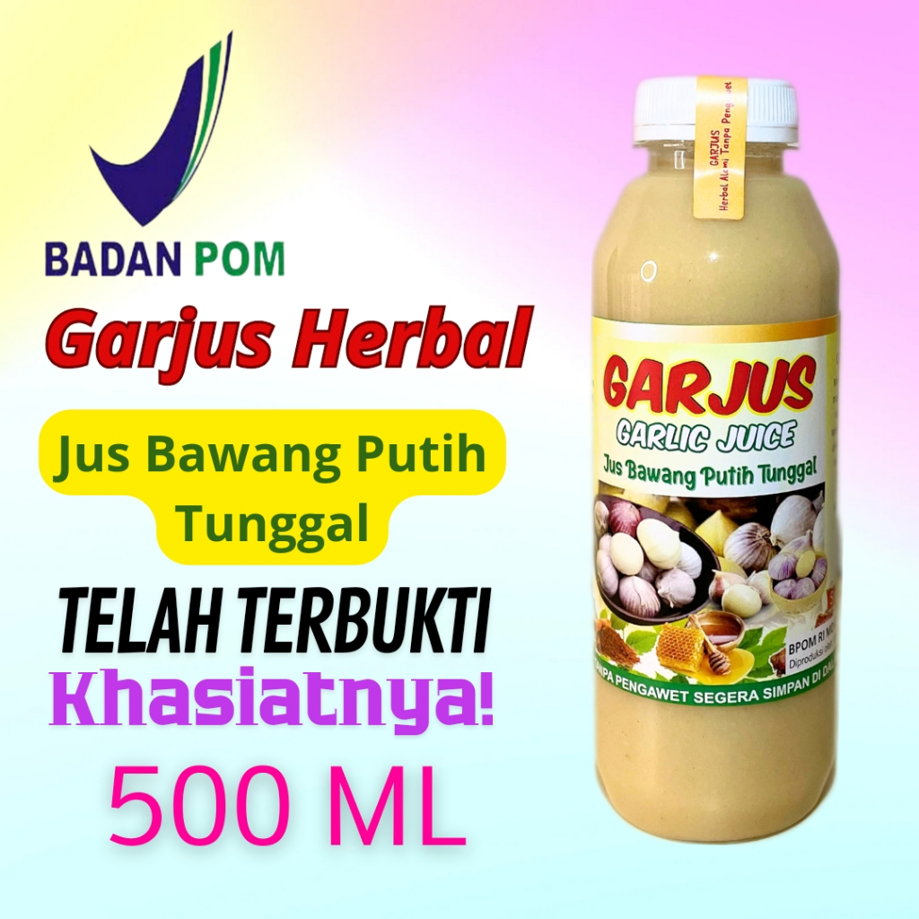 Jual Jus Bawang Putih Tunggal, Lemon, Jahe Merah, Madu, Cuka Apel ...