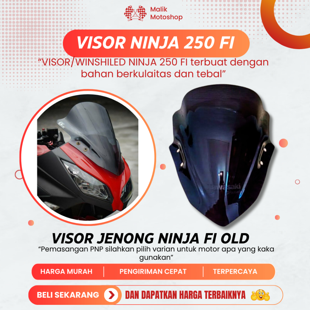 Jual visor ninja 250 fi visor ninja fi 250 visor ninja 250 2018 ...
