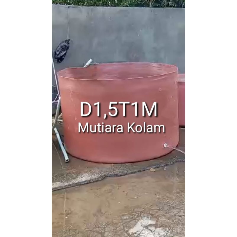 Jual KOLAM IKAN BULAT DIAMETER 1,5 METER TINGGI 1 METER | TANDON AIR ...