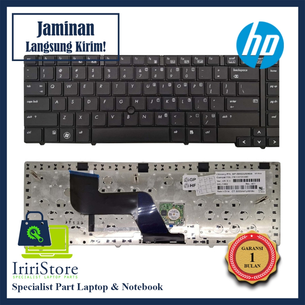 Jual Keyboard Original Laptop HP EliteBook 8440P 8440W | Shopee Indonesia