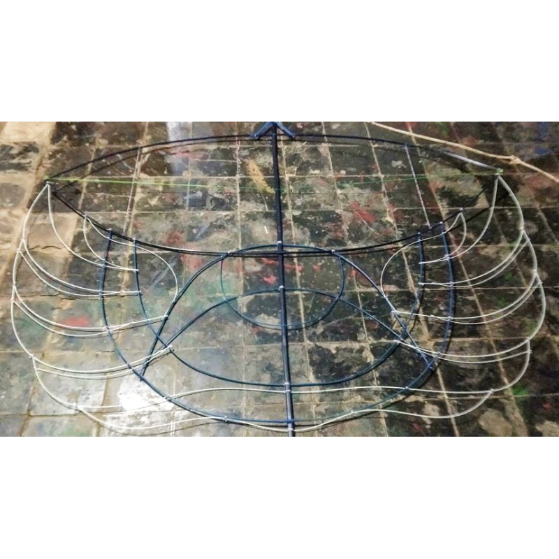 Jual kerangka layangan ram raman set sendaren uk 2.25 sampai 3 meter ...