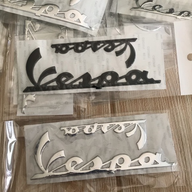 Jual BISA COD Emblem er er vespa latin new px npx Hitam | Shopee Indonesia