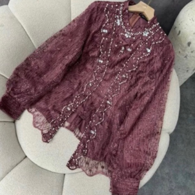 Jual Kebaya Alkita (mega kutubaru) Warna Rose Pink | Shopee Indonesia