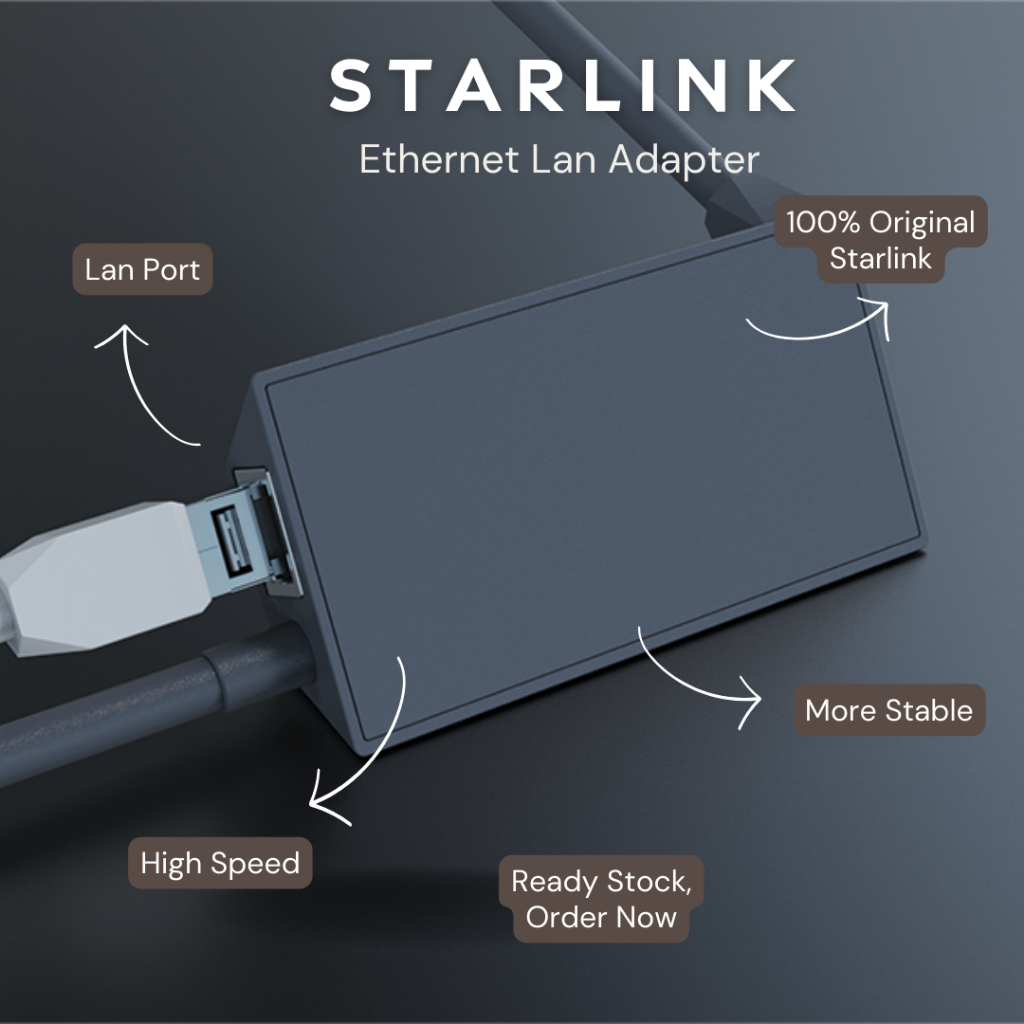 Jual Starlink Ethernet Lan Adaptor | Shopee Indonesia