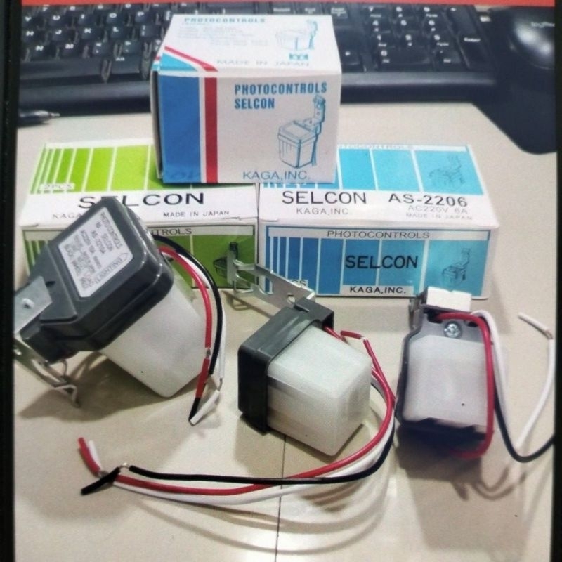 Jual selcon fotosel 3a 6a 10a sensor cahaya photocell selcon 6a ...