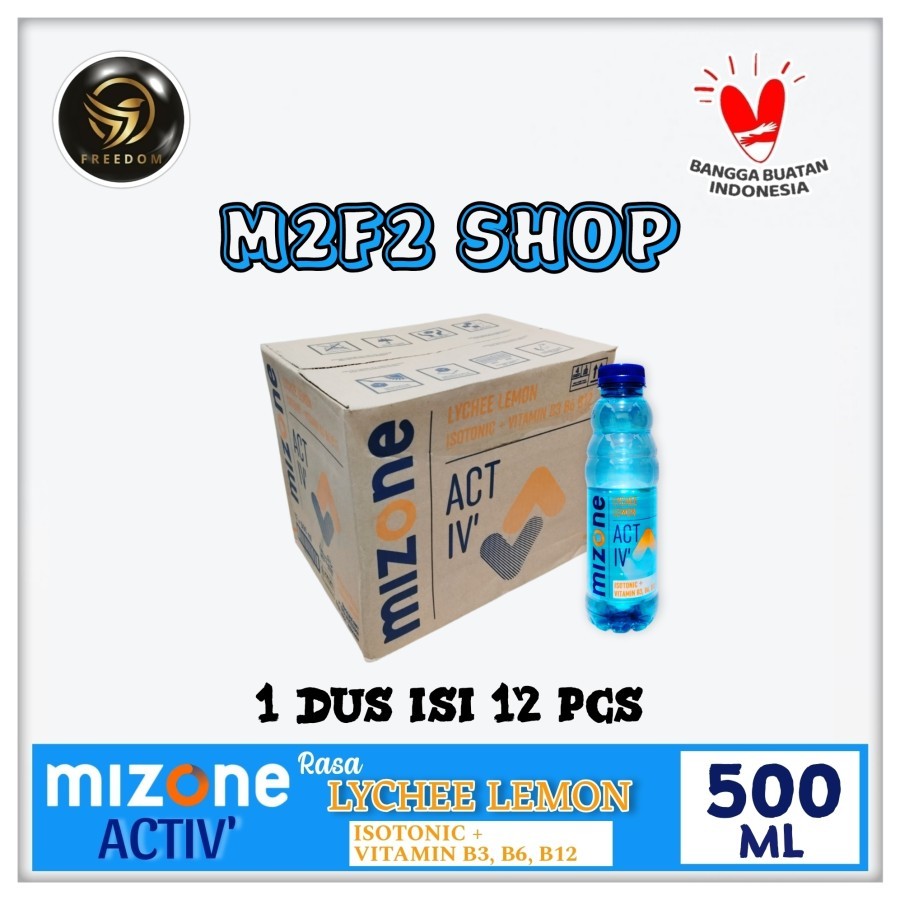 Jual Mizone White Isotonic Lychee Lemon White Tea Botol Pet - 500 mI (Kemasan Karton) | Shopee ...