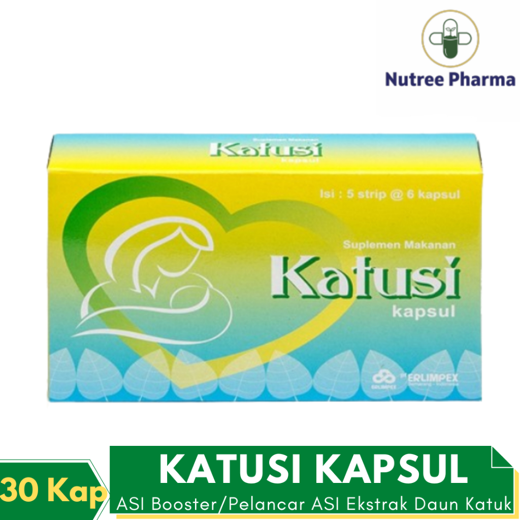 Jual Katusi ASI Booster Pelancar ASI Ekstrak Daun Katuk - Box 30 Kapsul ...