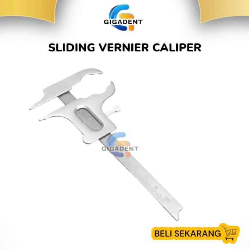 Jual ALAT UKUR CALIPER / JANGKA SORONG CALIPER DENTAL / SIGMAT CALIPER ...