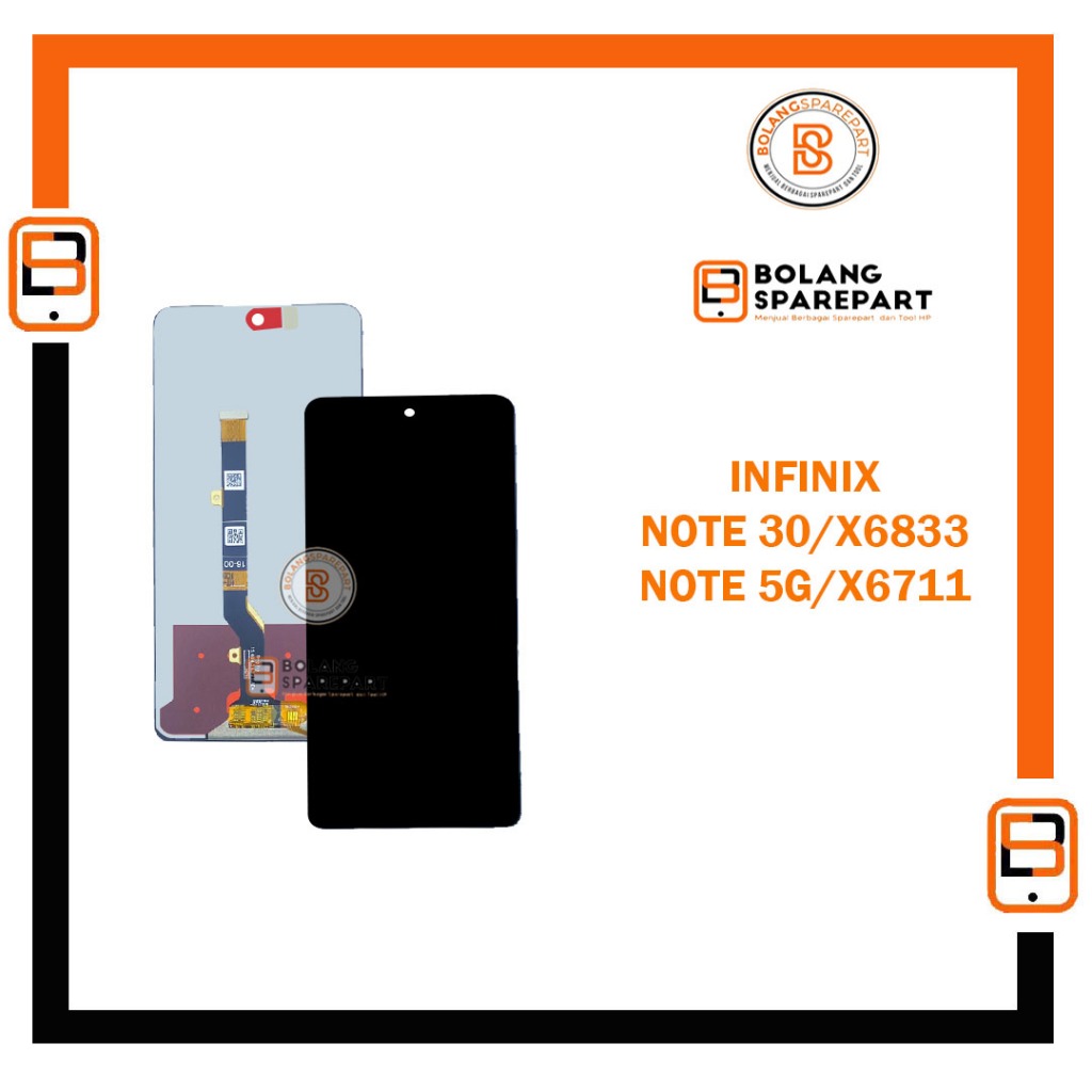 Jual LCD INFINIX NOTE 30 X6833 X6833B / NOTE 30 5G X6711 / SPARK 10 ...