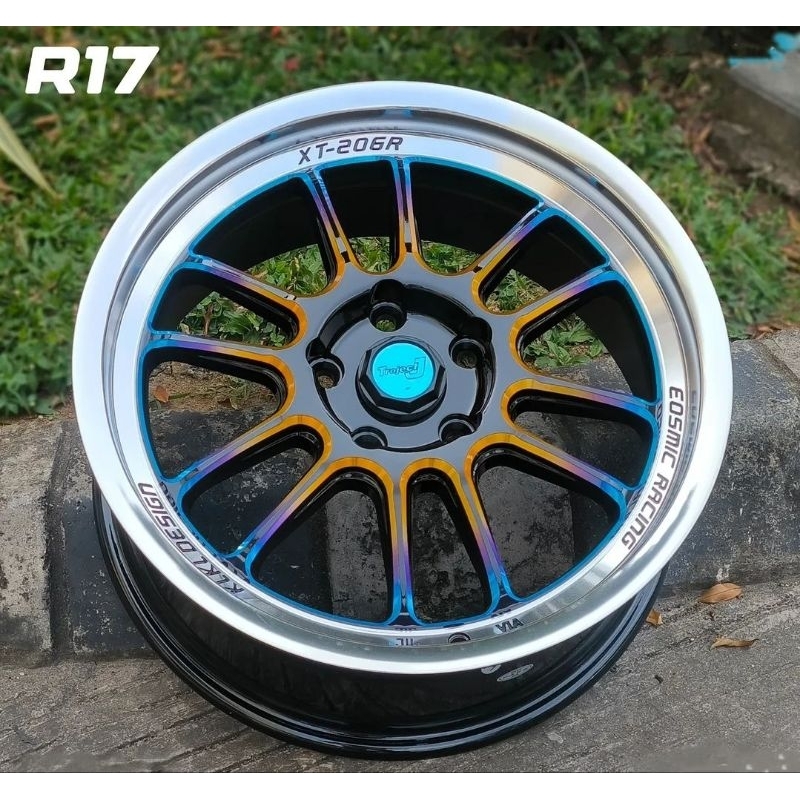 Jual velg mobil ring 17 SAMLONG TROJECT J LEBAR 7,5 velg racing mobil ...