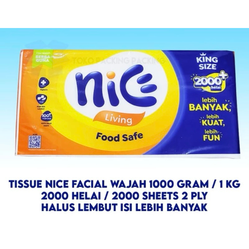 Jual Tissue Nice 1000 gram | Shopee Indonesia