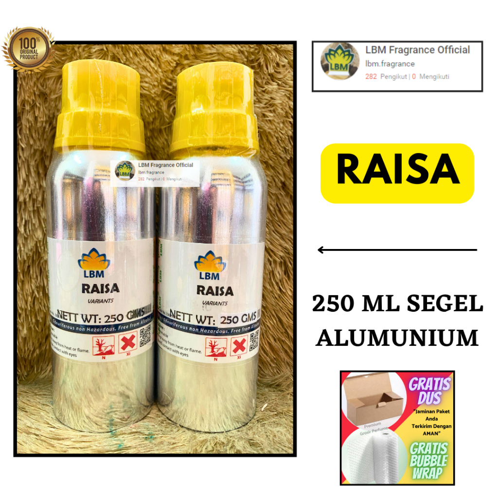 Jual Bibit Parfum Cwe RAISA Kemasan 250 ML SEGEL LBM Fragrance ...