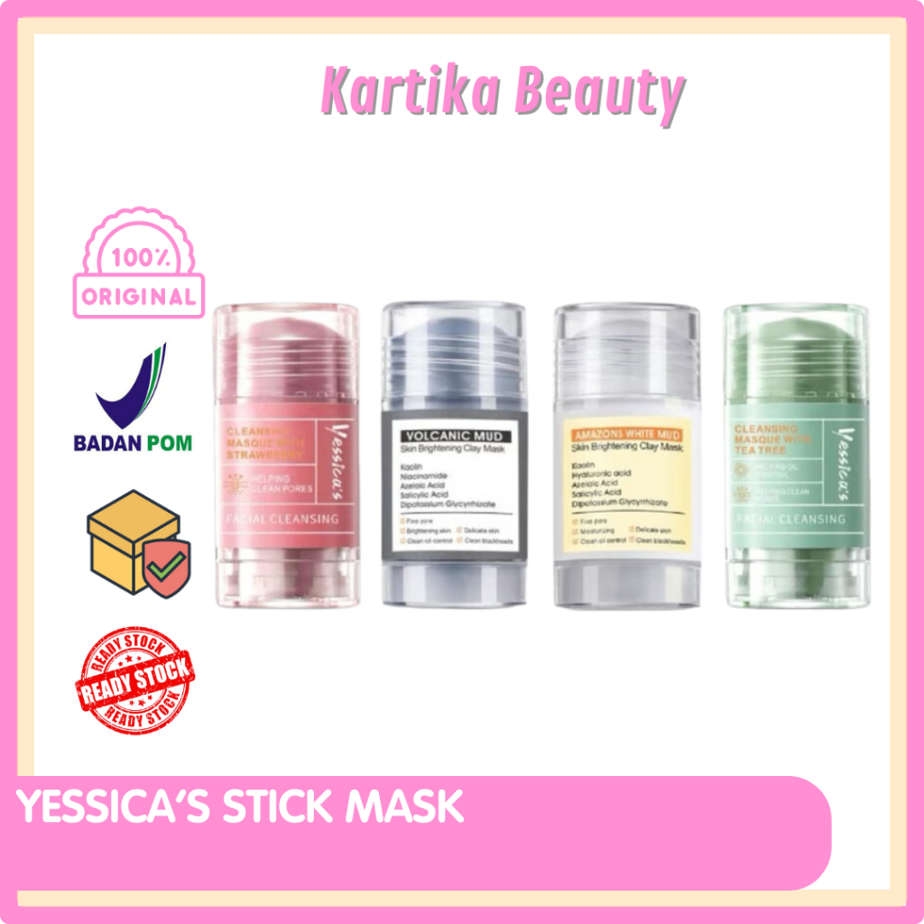 Jual YESSICA'S CLEANSING MASQUE 50 GRAM - YESICA CLAY STICK MASK FACIAL ...
