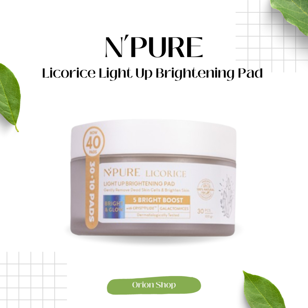 Jual NPURE Licorice Exfoliating Pad Brightening [NEW] / Light Up ...