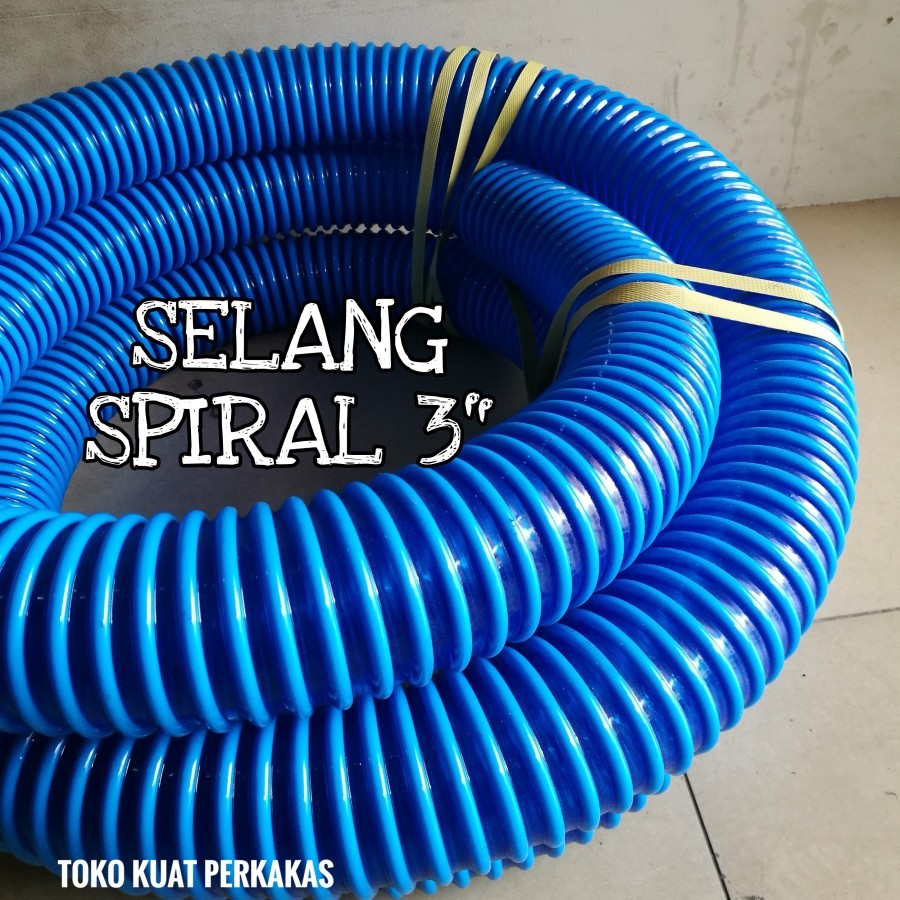 Jual Selang Hisap Spiral Pompa Irigasi Empang Kolam Sawah Selang Spiral ...