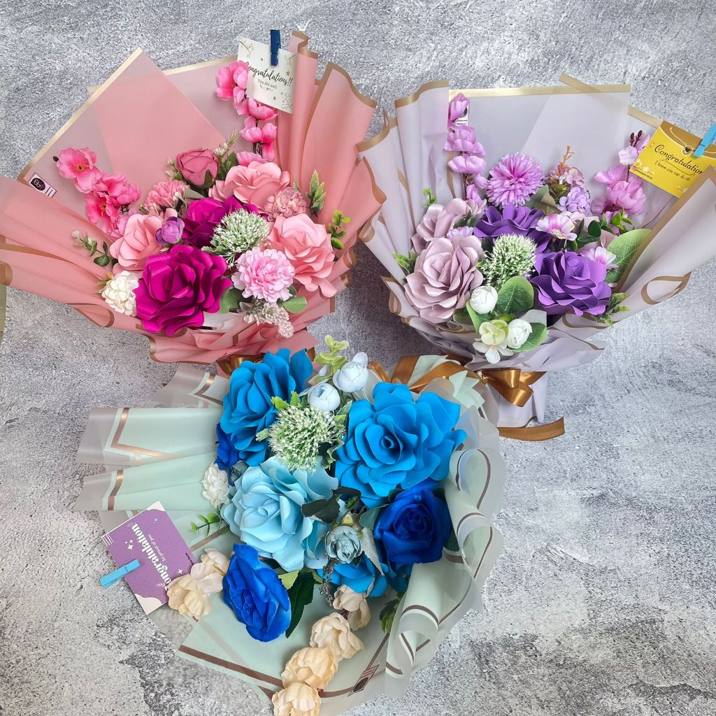 Jual Buket Bunga Kertas dan Artificial / Buket Bunga Wisuda / Buket ...