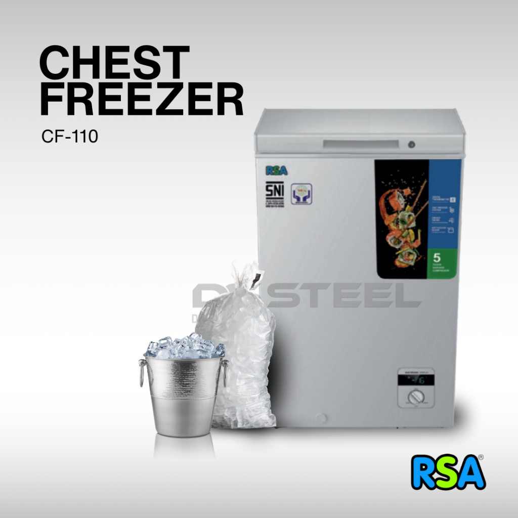 Jual RSA Chest Freezer 100 Liter CF-110/Freezer Box 100Liter CF 110 RSA ...