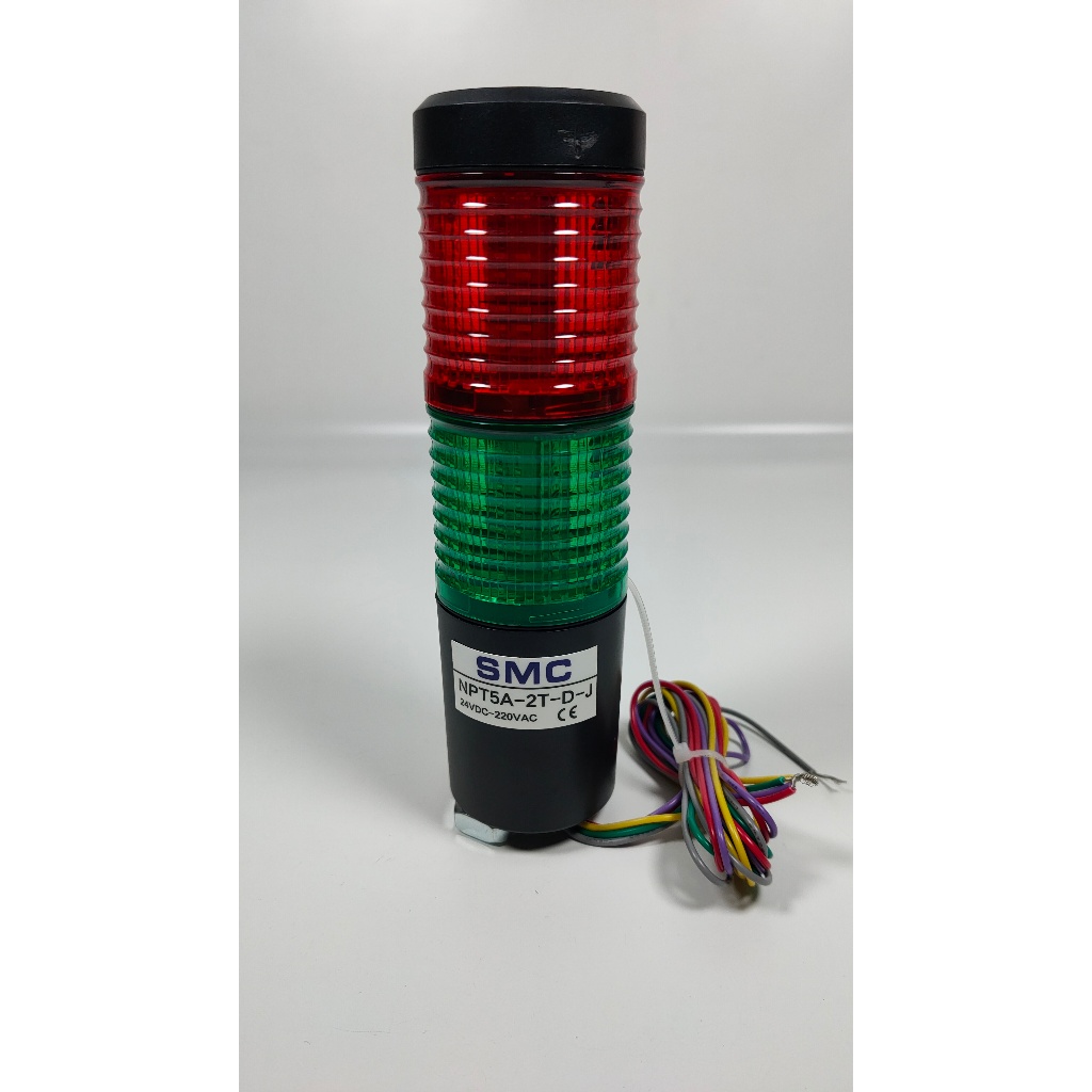 Jual Lampu Menara/Signal Tower With BUZZER 2 Lampu NPT5A-2T-DJ | Shopee ...