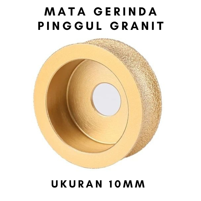 Jual Roda Gerinda Berlian Mata Pinggul Bevel Granit 10mm dengan Roda ...
