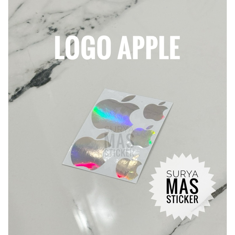 Jual stiker logo apple apel hologram motor | Shopee Indonesia