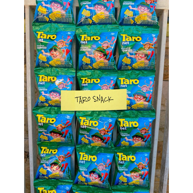 Jual TARO Net Snack Seaweed 1000 isi 10pcs ( Renteng ) | Shopee Indonesia