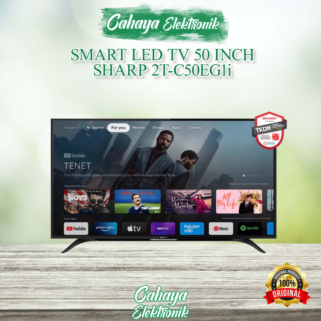 Jual SHARP LED ANDROID DIGITAL TV 50 INCH - 2T-C50DK1I | 2T C50DK1I ORIGINAL GARANSI RESMI ...